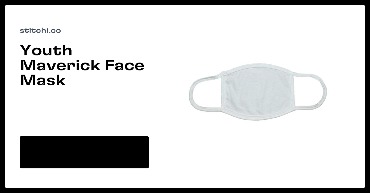 Colortone Youth Maverick Face Mask - 9120 | Stitchi