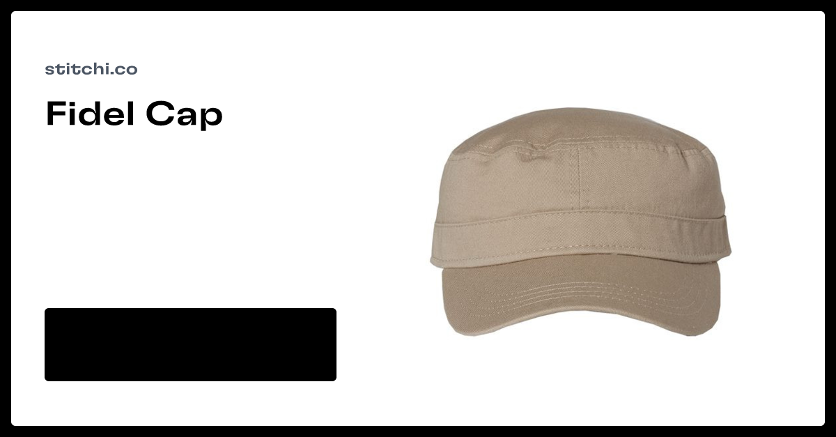 Valucap Fidel Cap - VC800 | Stitchi